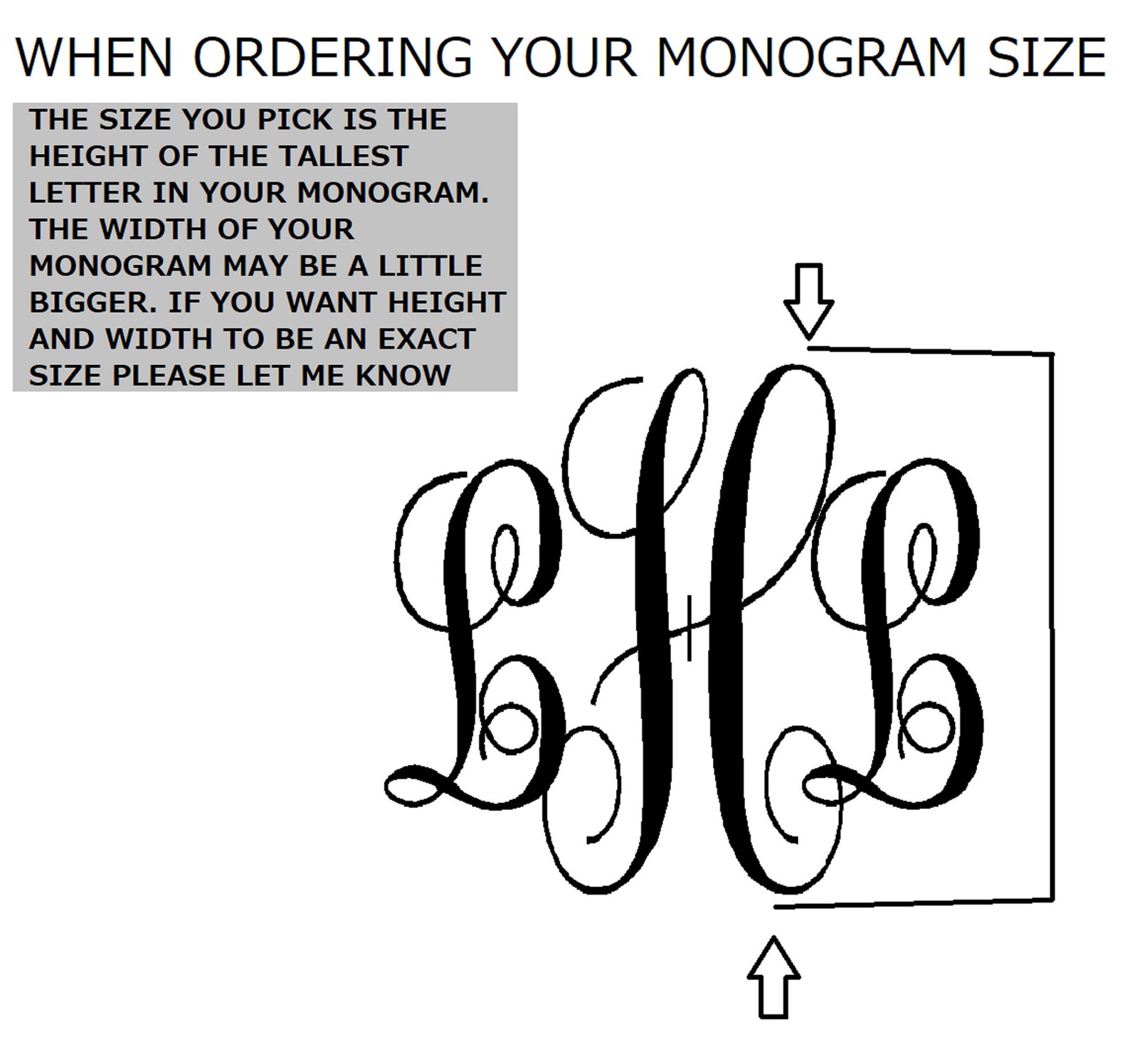 Vinyl Monogram Decal: Custom Car, Laptop, and Cell Phone Sticker - Etsy