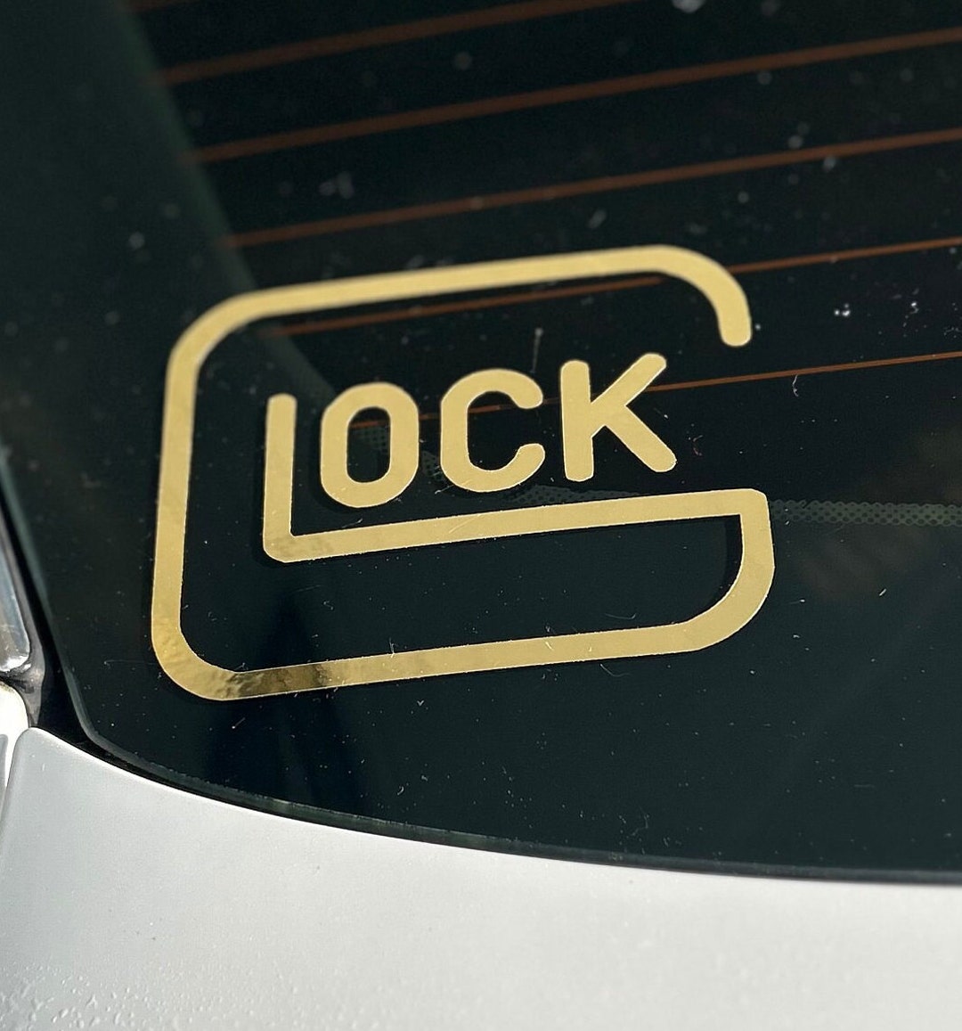 Crome Glock Decal Sticker Car Decal - Etsy