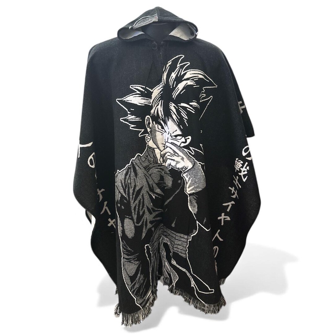 DBZ Inspired Alpaca Wool Poncho One Size - Etsy