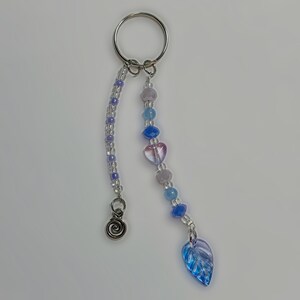 Earthy Beaded Keychains charm Keychain, Leaf, Cottagecore, Indie ...