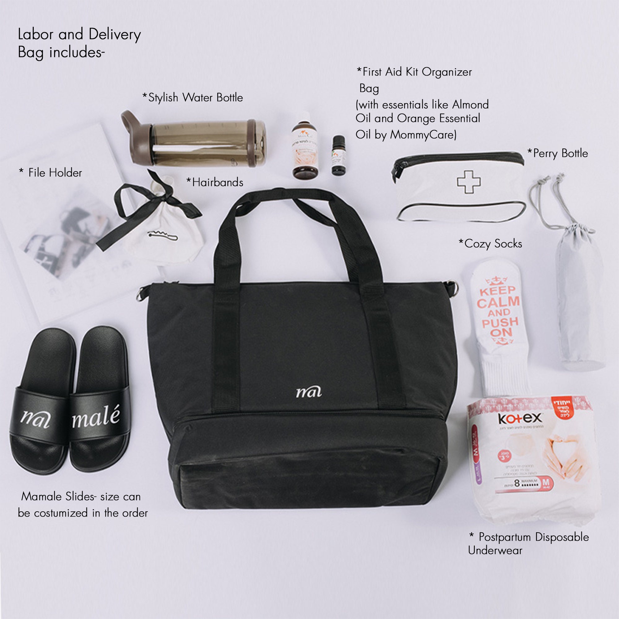 Pre-packed Birth Bag, Baby Shower Gift New Mom, Hospital Bag, Pregnancy ...