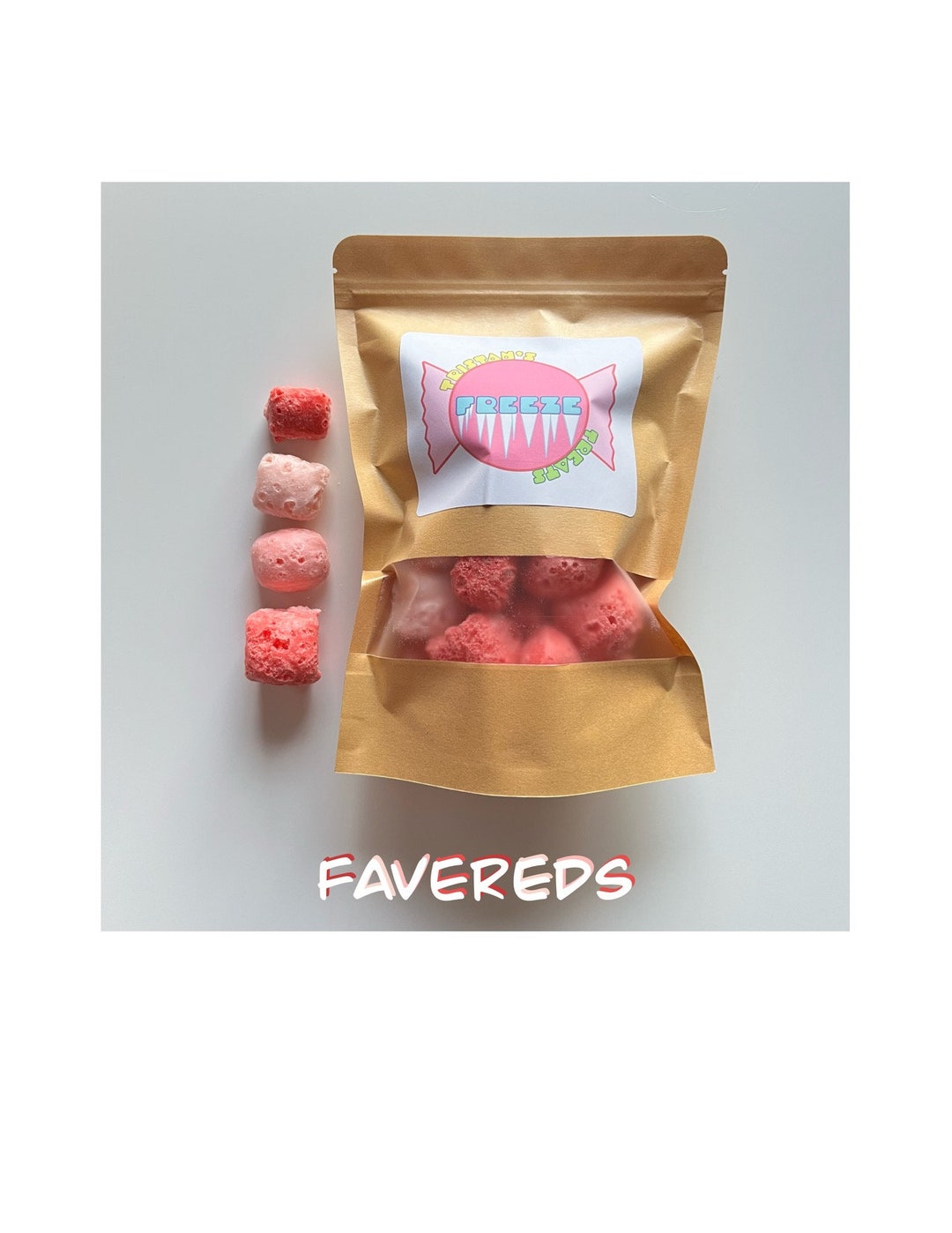 Freeze Dried Fruity Bursts Candy. 3 Sizes 3 Flavors. *please Read ...