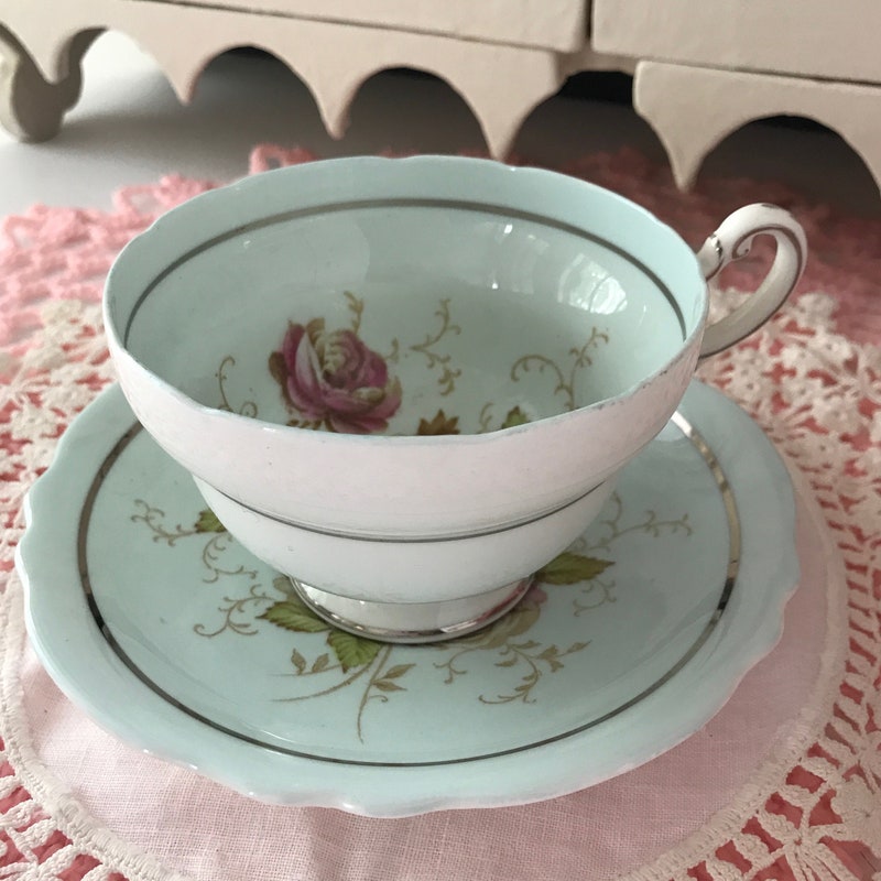 Mint Green Tea Cup - Etsy