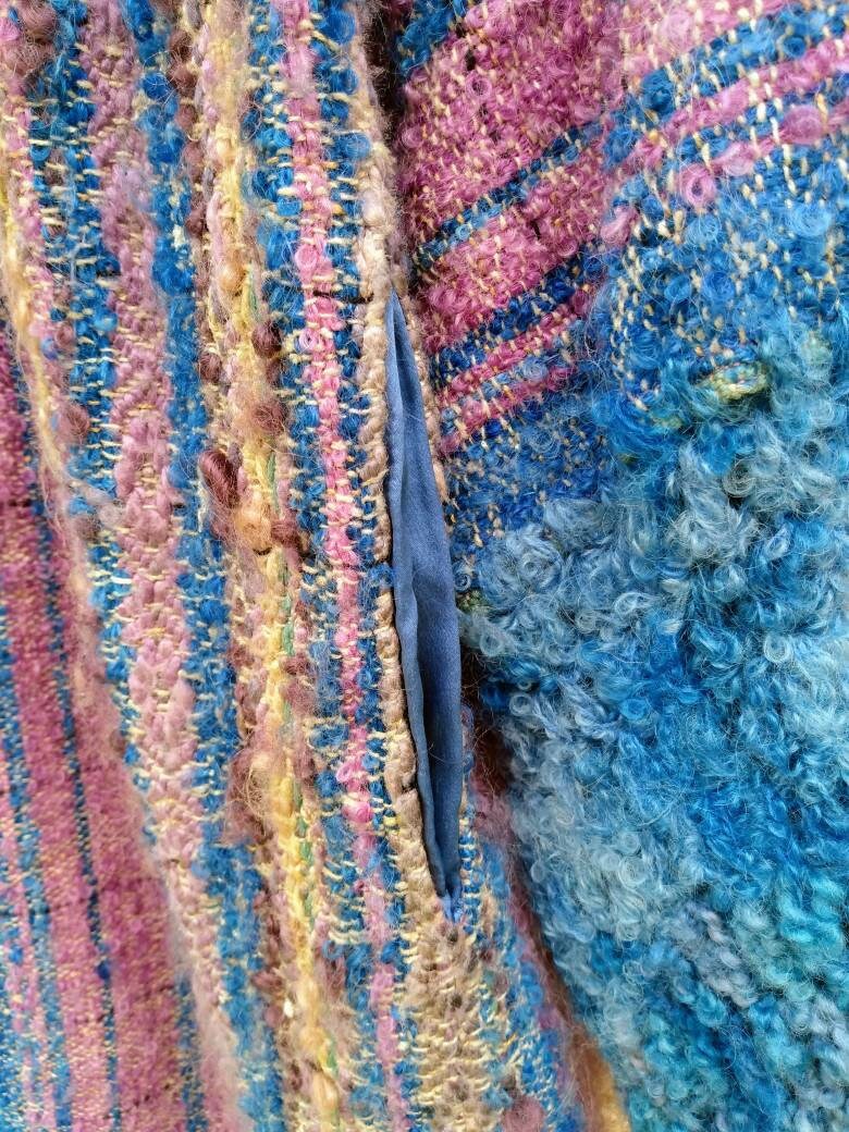 Authentic Original Nancy Paap Santa Fe Hand Woven Wool Boho Sweater ...