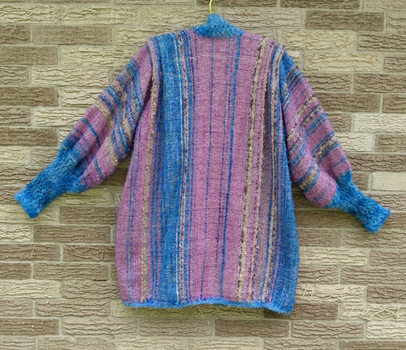 Authentic Original Nancy Paap Santa Fe Hand Woven Wool Boho Sweater ...
