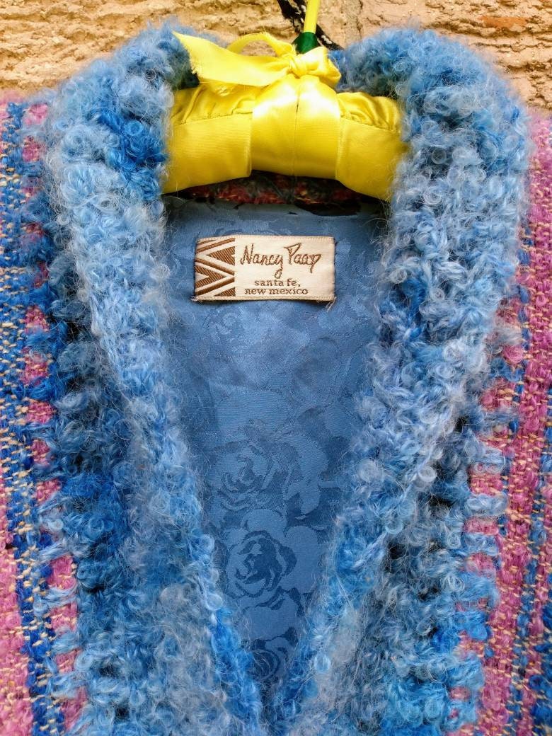 Authentic Original Nancy Paap Santa Fe Hand Woven Wool Boho Sweater ...
