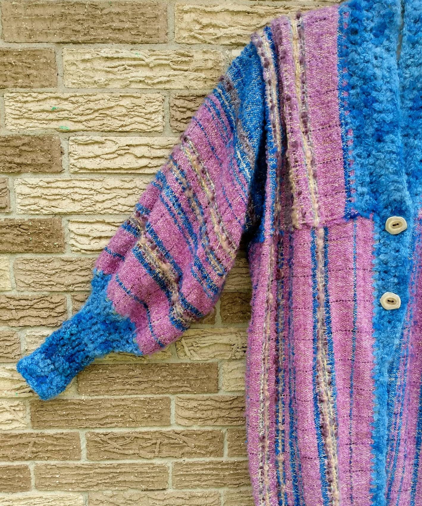 Authentic Original Nancy Paap Santa Fe Hand Woven Wool Boho Sweater ...