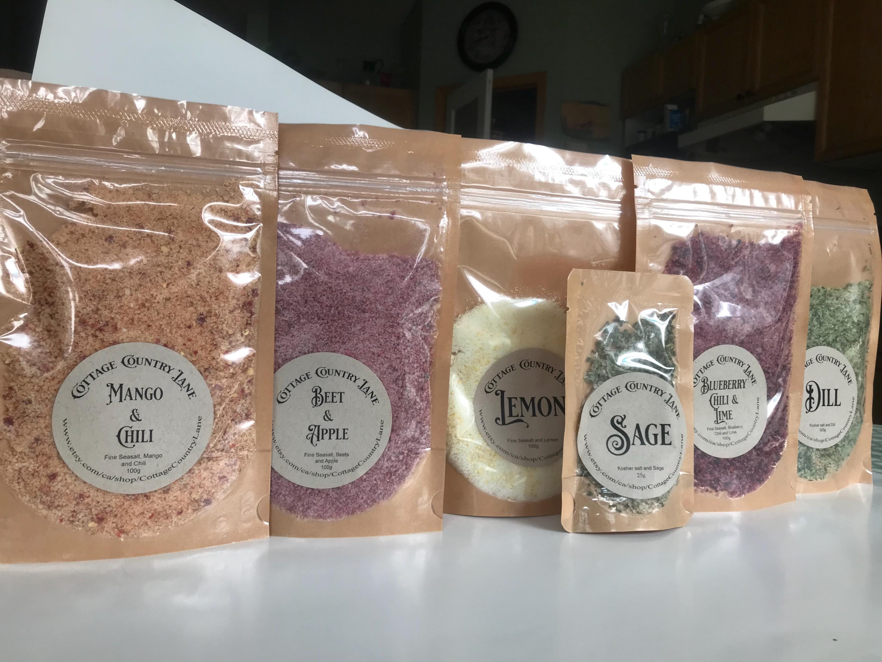 Sea Salt Infused With a Variety of Flavours - Etsy