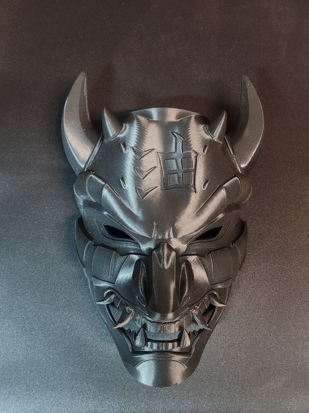 3D Printed Demon Mask - Etsy