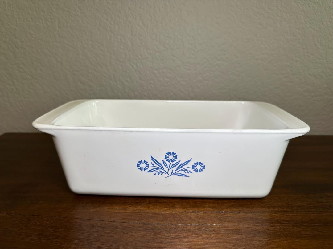 Corning Ware Blue Cornflower Loaf Pan, P-315, Vintage 2 Qt Bread Pan - Etsy