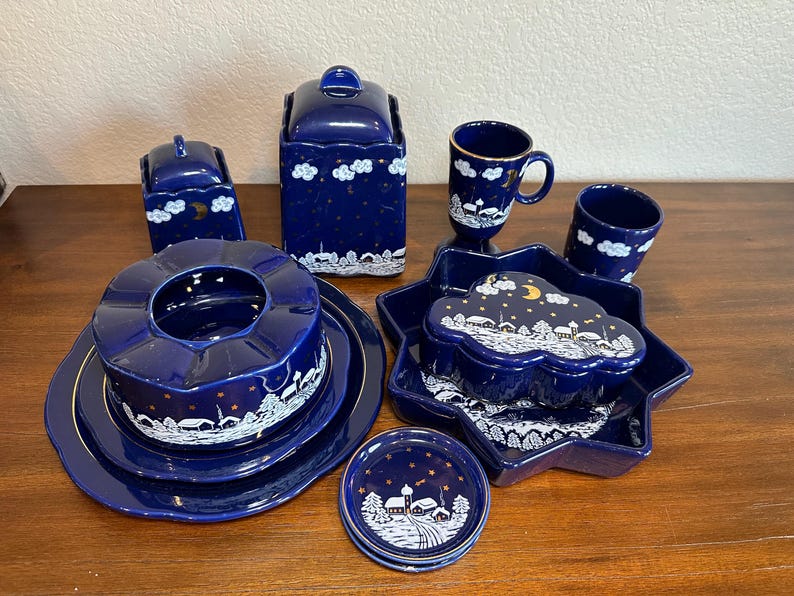Waechtersbach Winter Dreams Collection, Vintage West Germany Christmas ...