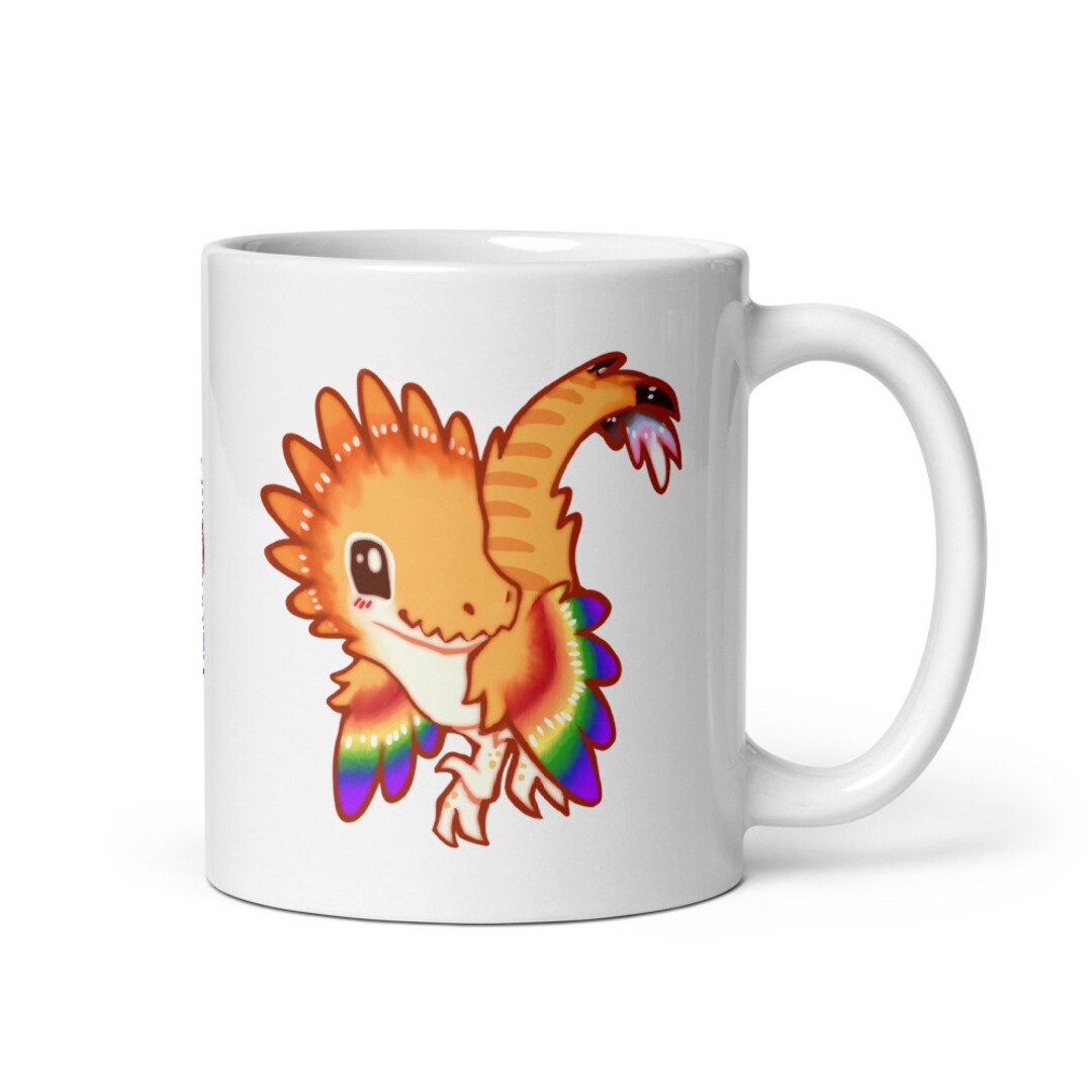 Caneca LGBTQ+ Queer Pride Velociraptor Paleontologia - Etsy Portugal