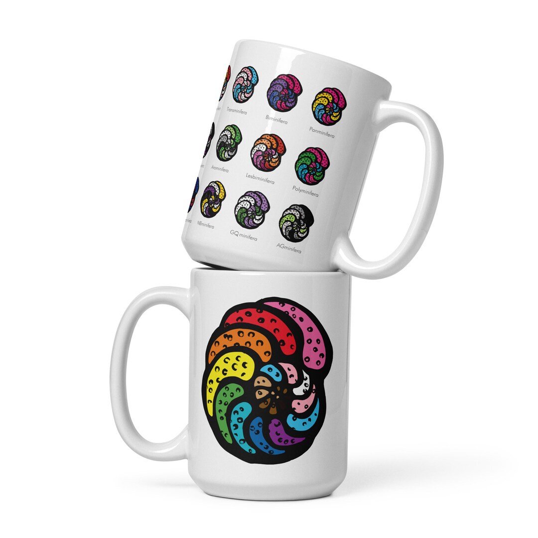 Queeraminfiera LGBTQ+ Pride Flag Cheat Sheet Foraminifera Palaeontology ...