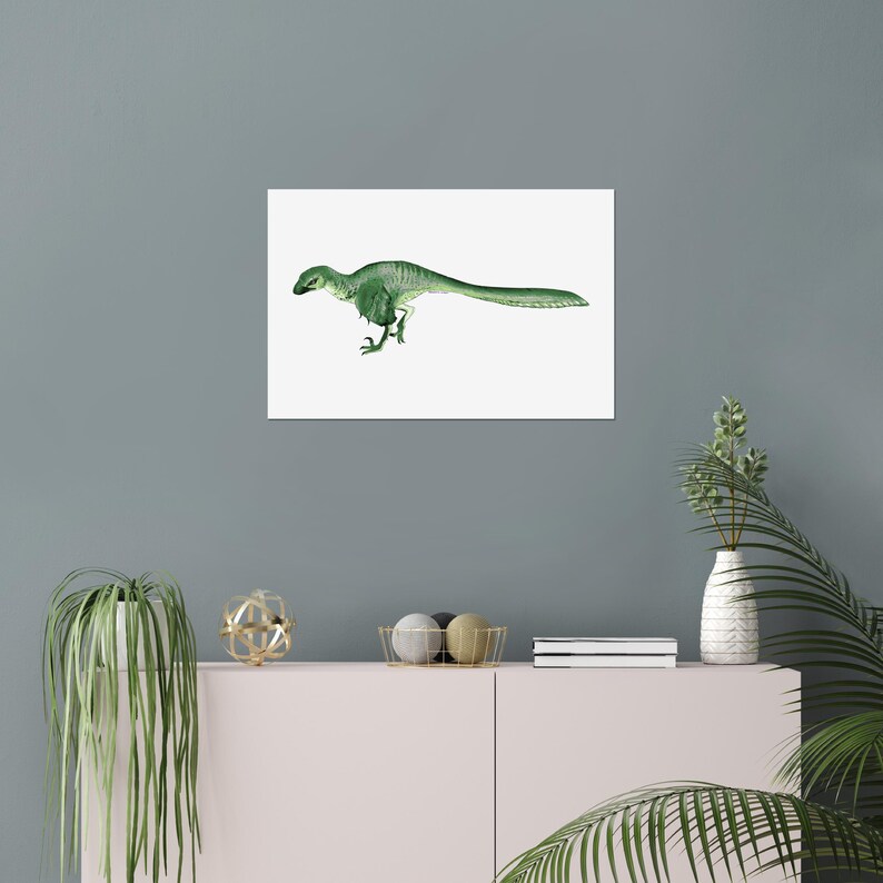 Aromantic Pride Shri Rapax Raptor Dinosaur Giclée Art Print ...