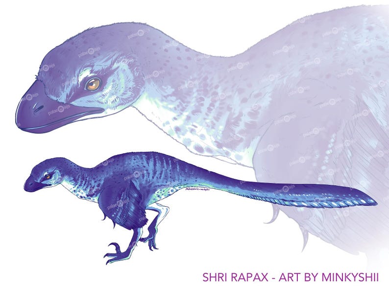 Gay Pride Shri Rapax Raptor Dinosaur Kiss-cut Vinyl Decals | Whimsical ...