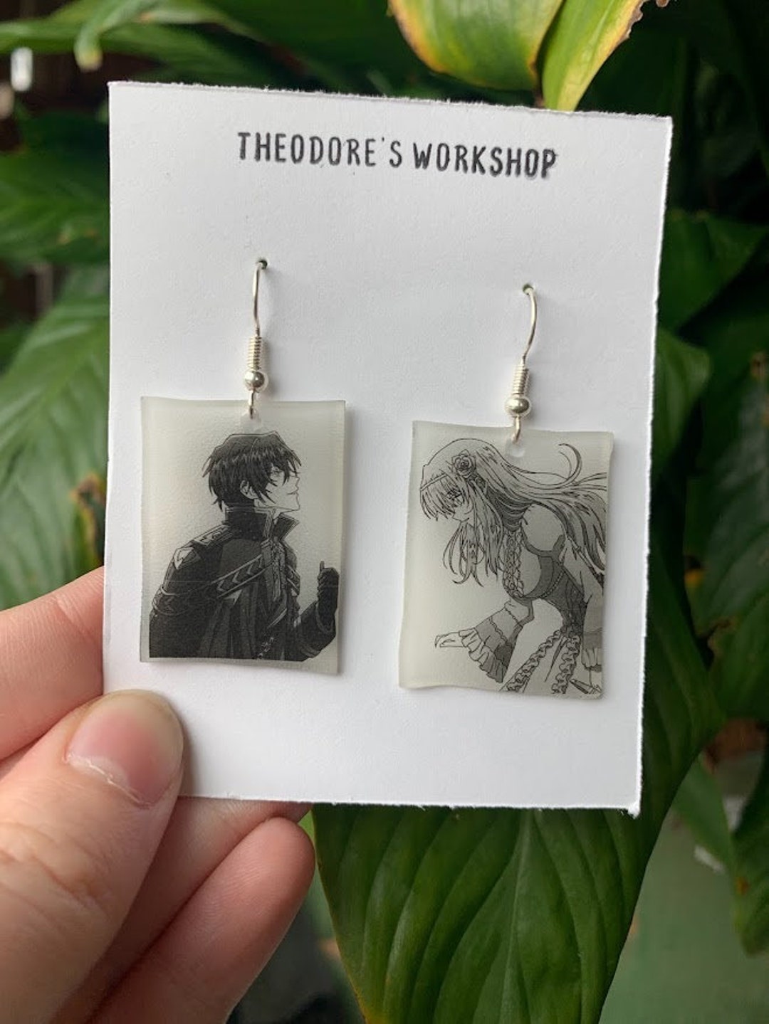 7th Time Loop Anime Earrings: Nickel Free Dangle Jewelry - Etsy