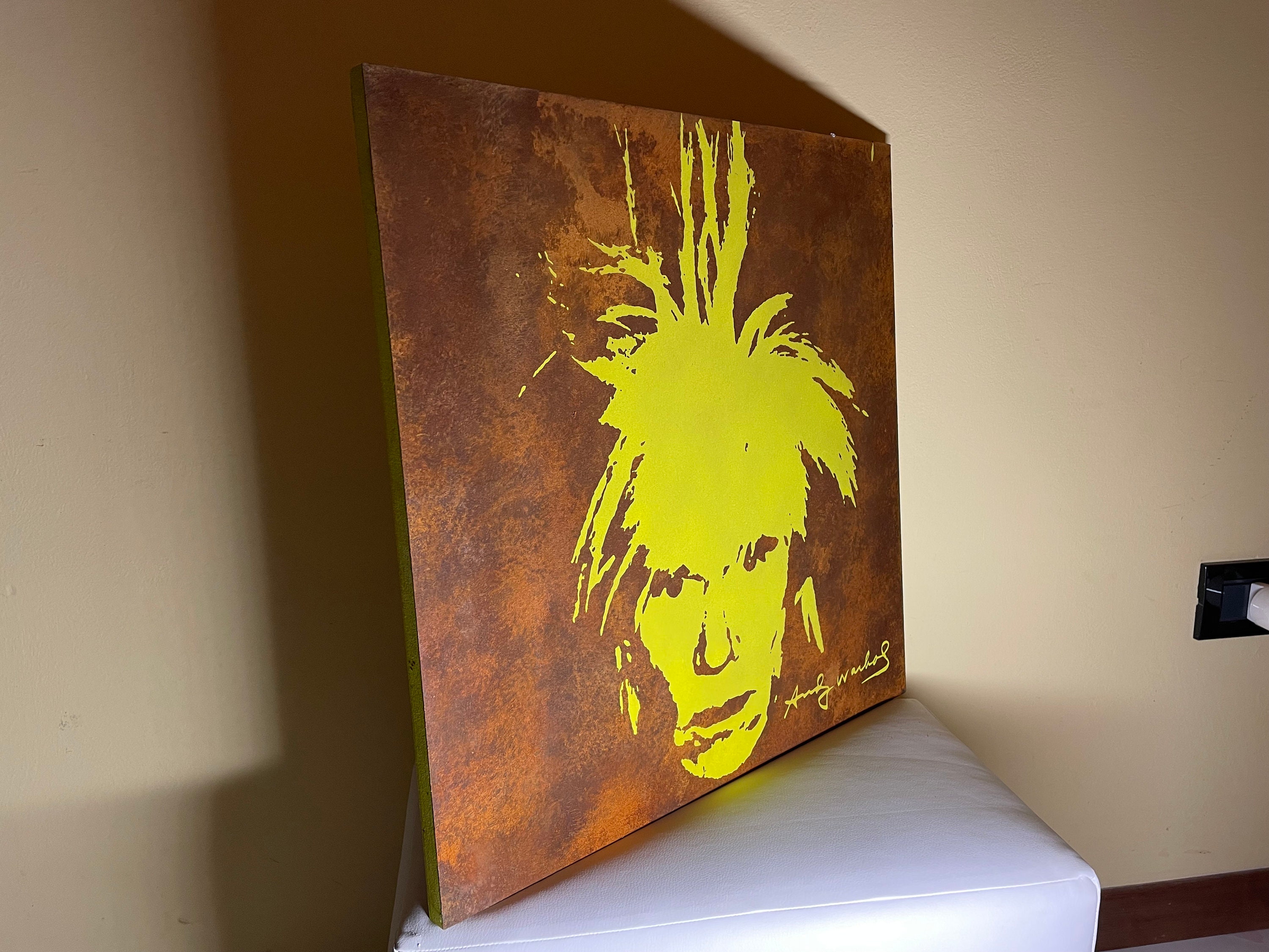 ANDY WARHOL, Rust Paintings, Pop Art, Celebrity Portrait, Wall Art ...