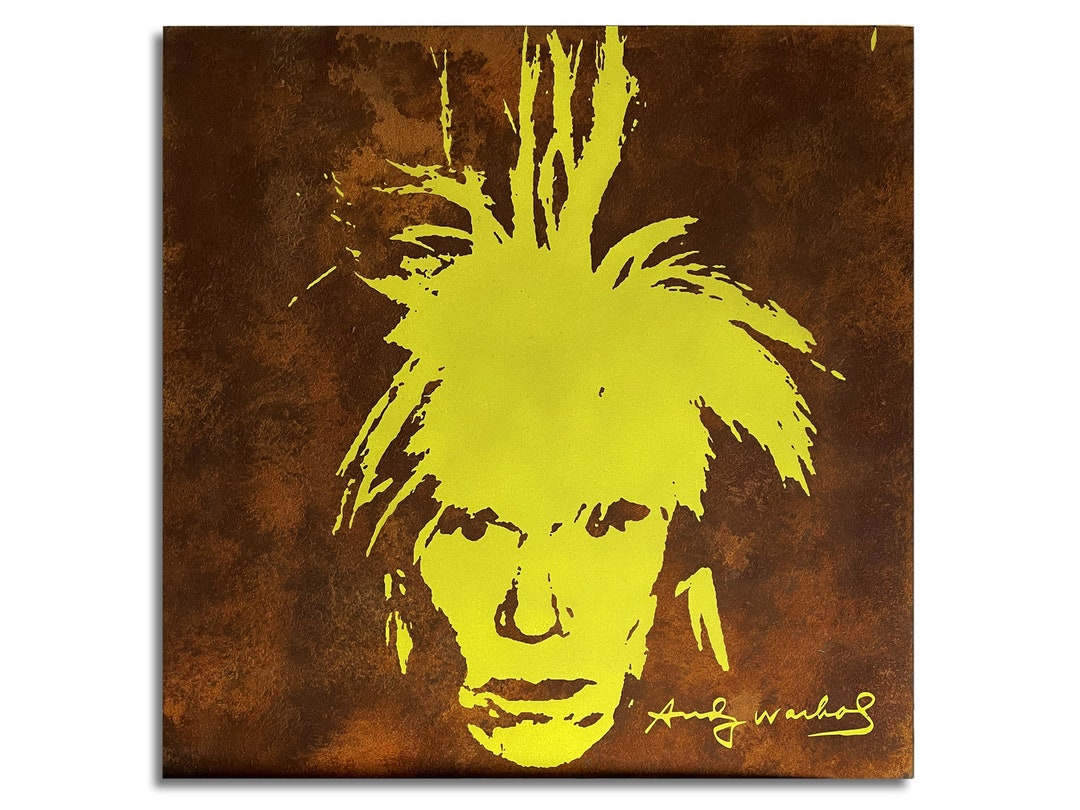 ANDY WARHOL, Rust Paintings, Pop Art, Celebrity Portrait, Wall Art ...