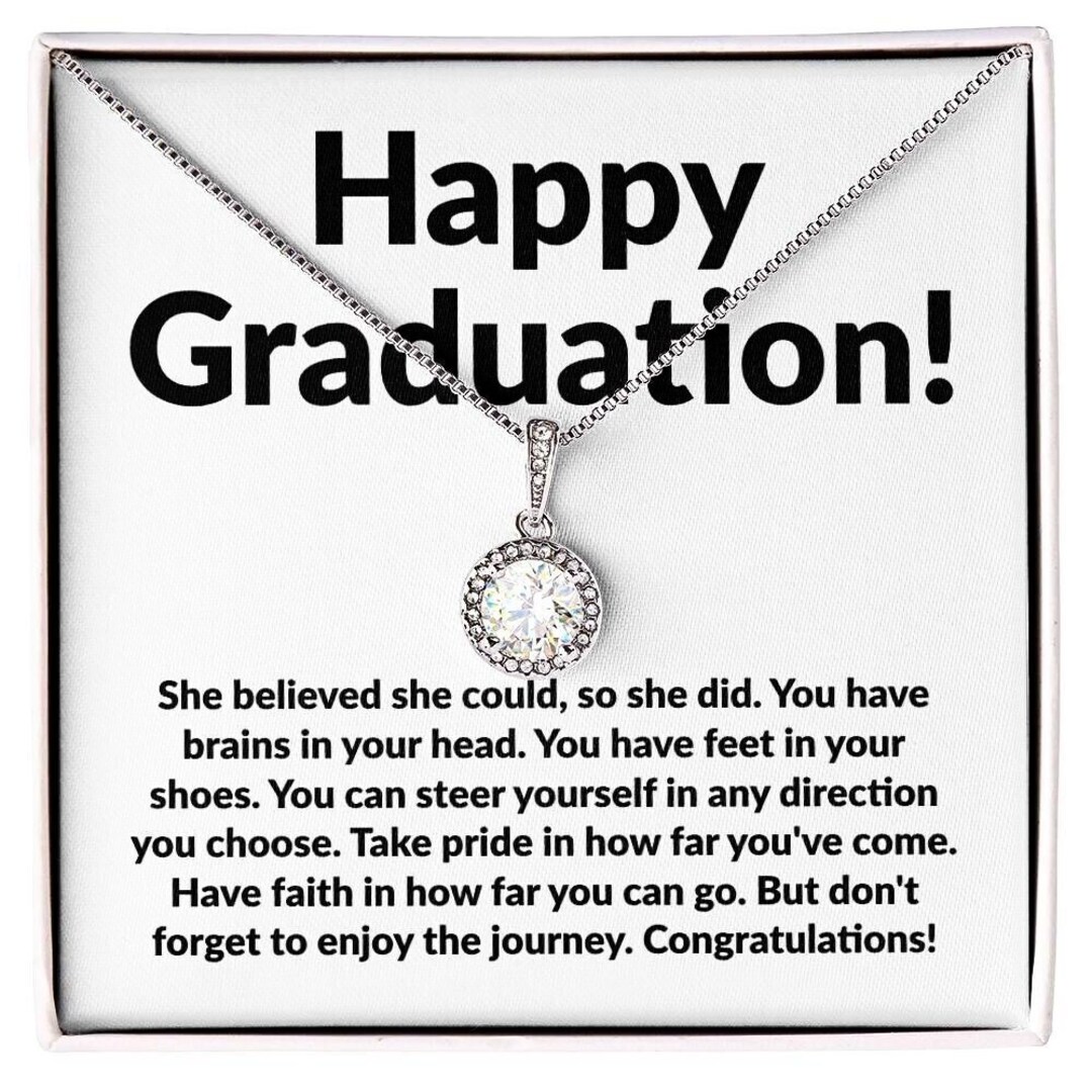 Graduation Necklace for Her Graduation Gift Necklace College Graduation ...
