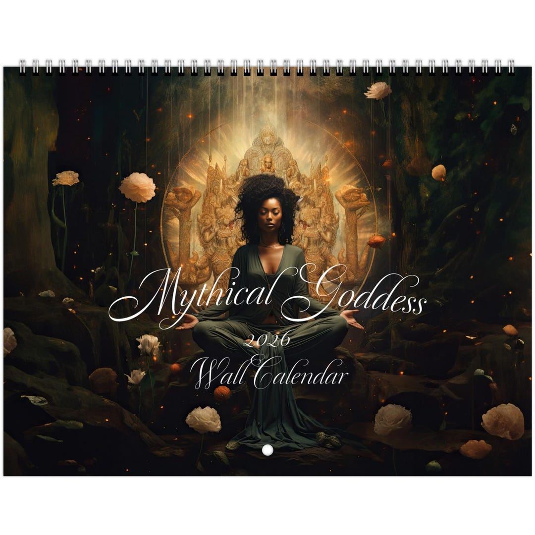 2026 Wall Calendar Mythical Goddess 8.5 X 11", 2026 12-month Wall ...