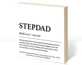 Custom Stepdad Sign - Etsy