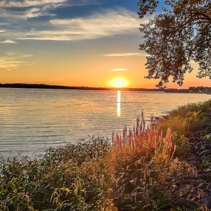 Serene Sunset at Onondaga Lake Park, Liverpool, NY - Captivating Nature ...