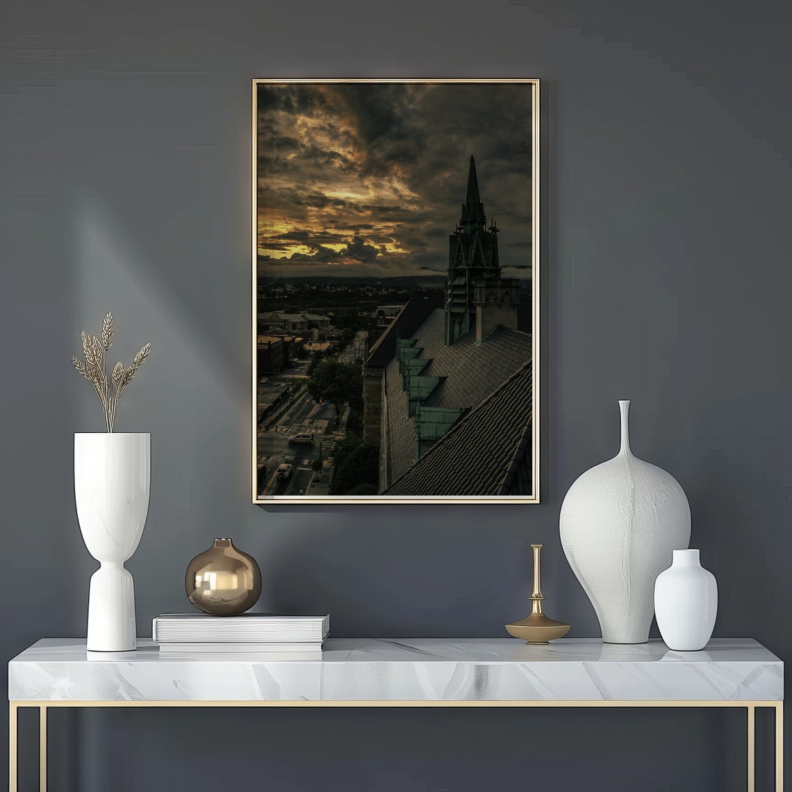 Aerial Photo of Lackawanna College at Sunset - Scranton, PA - Etsy