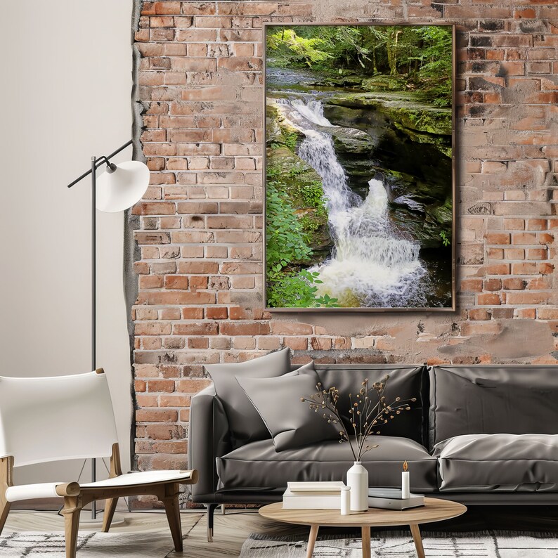 Stunning Waterfall Photo Print - Ricketts Glen State Park Nature Art - Etsy