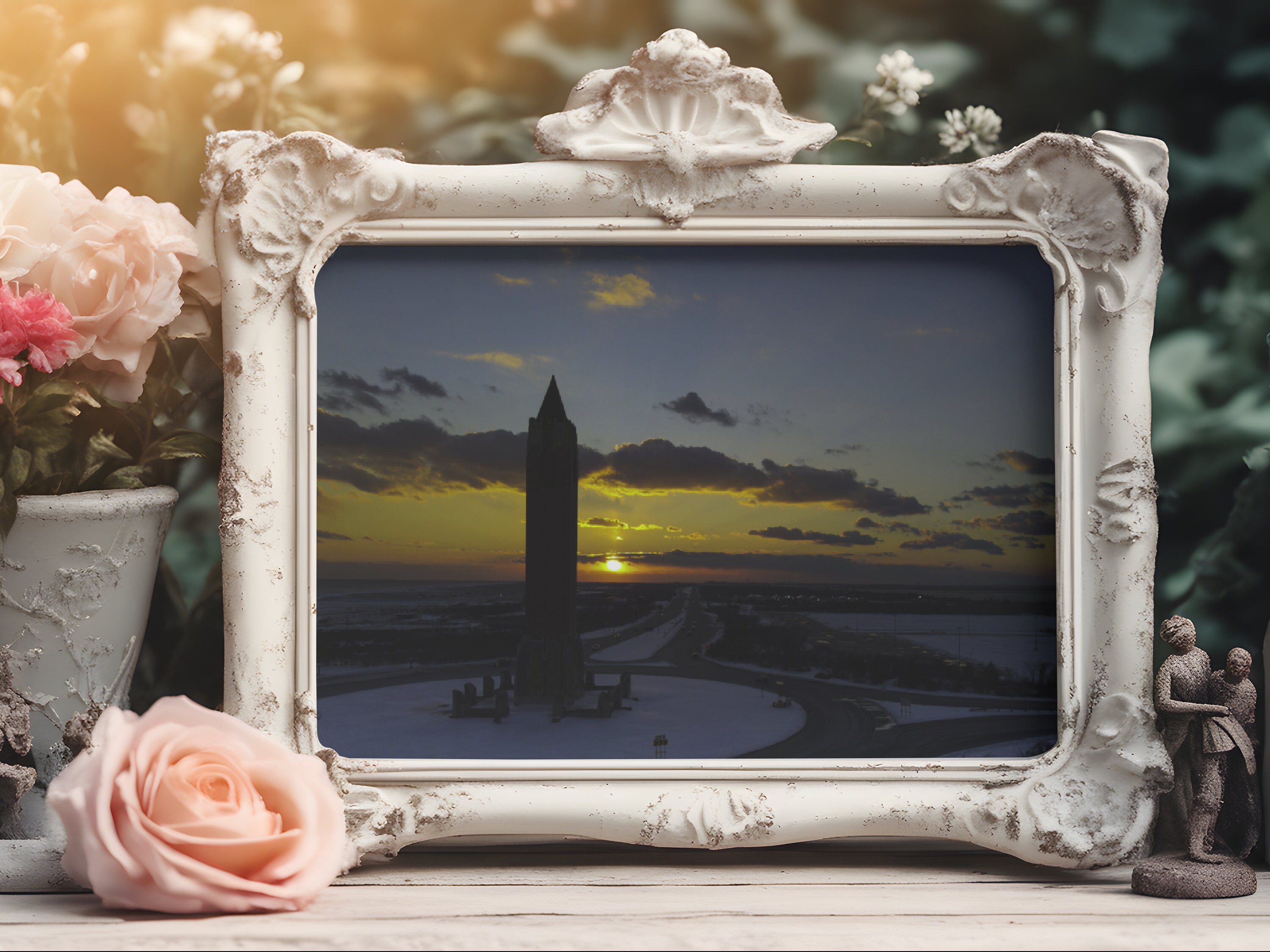 Jones Beach Sunset Tower Aerial Photo - Etsy