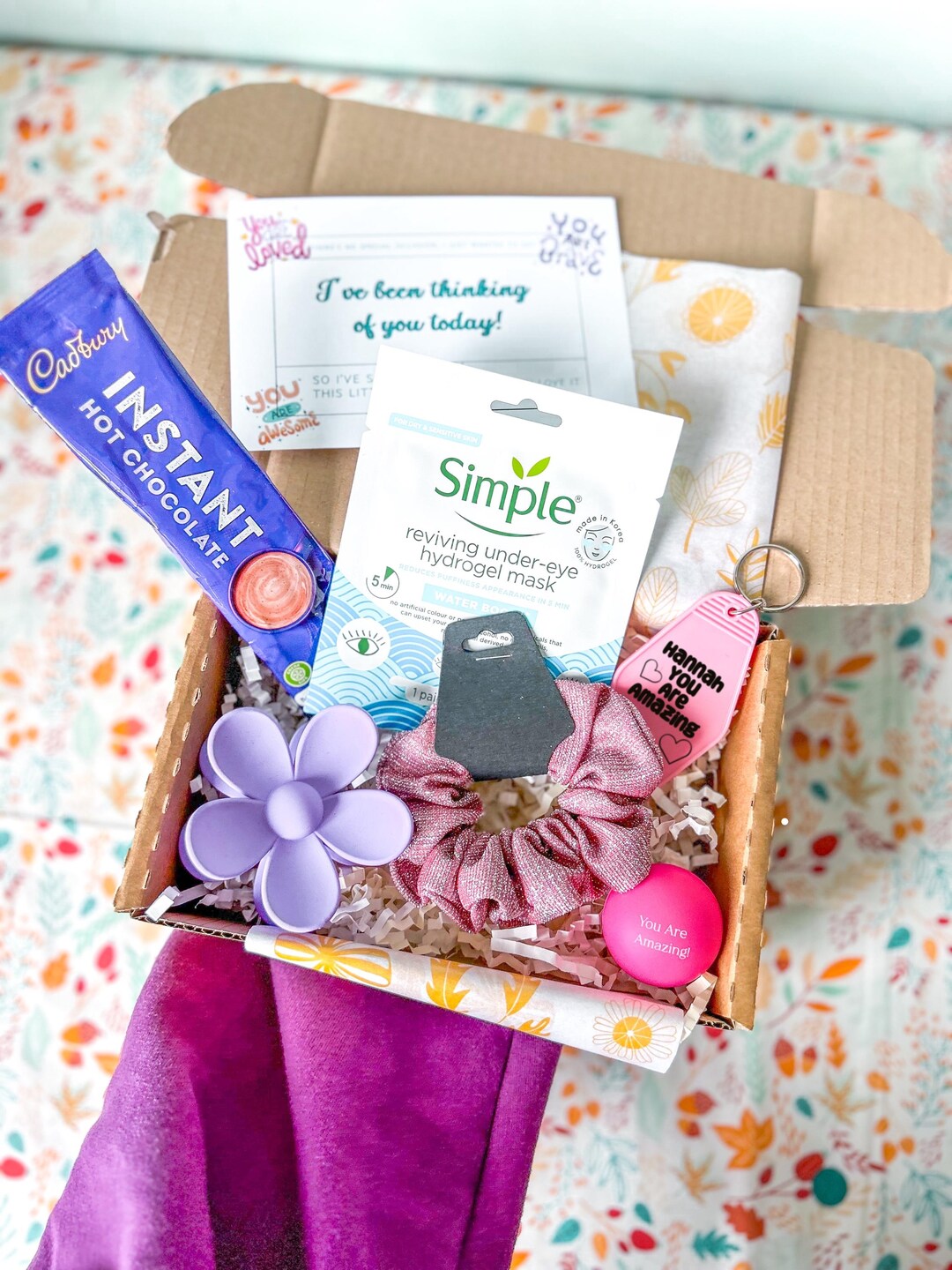 Good Luck Mini Gift Set for Her - Mini Proud of You Gift Box - Cute ...