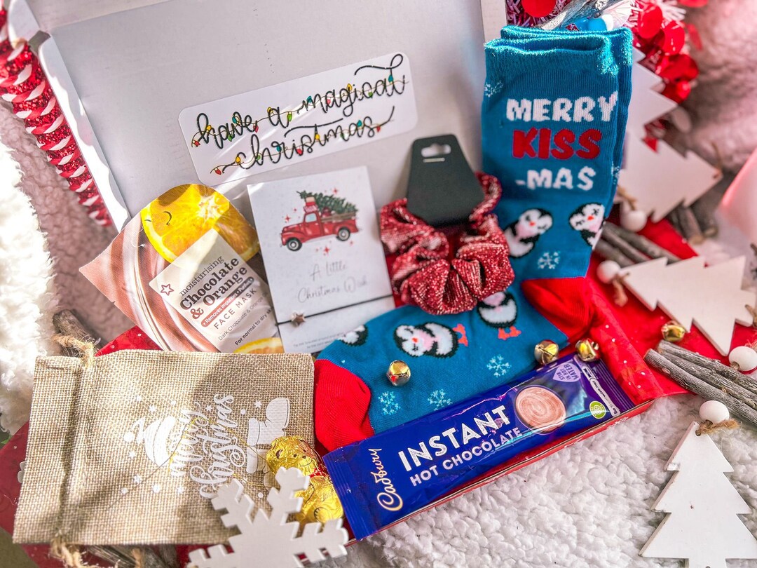 Personalized Christmas Pamper Box Winter Self-care Gift Christmas Gift ...