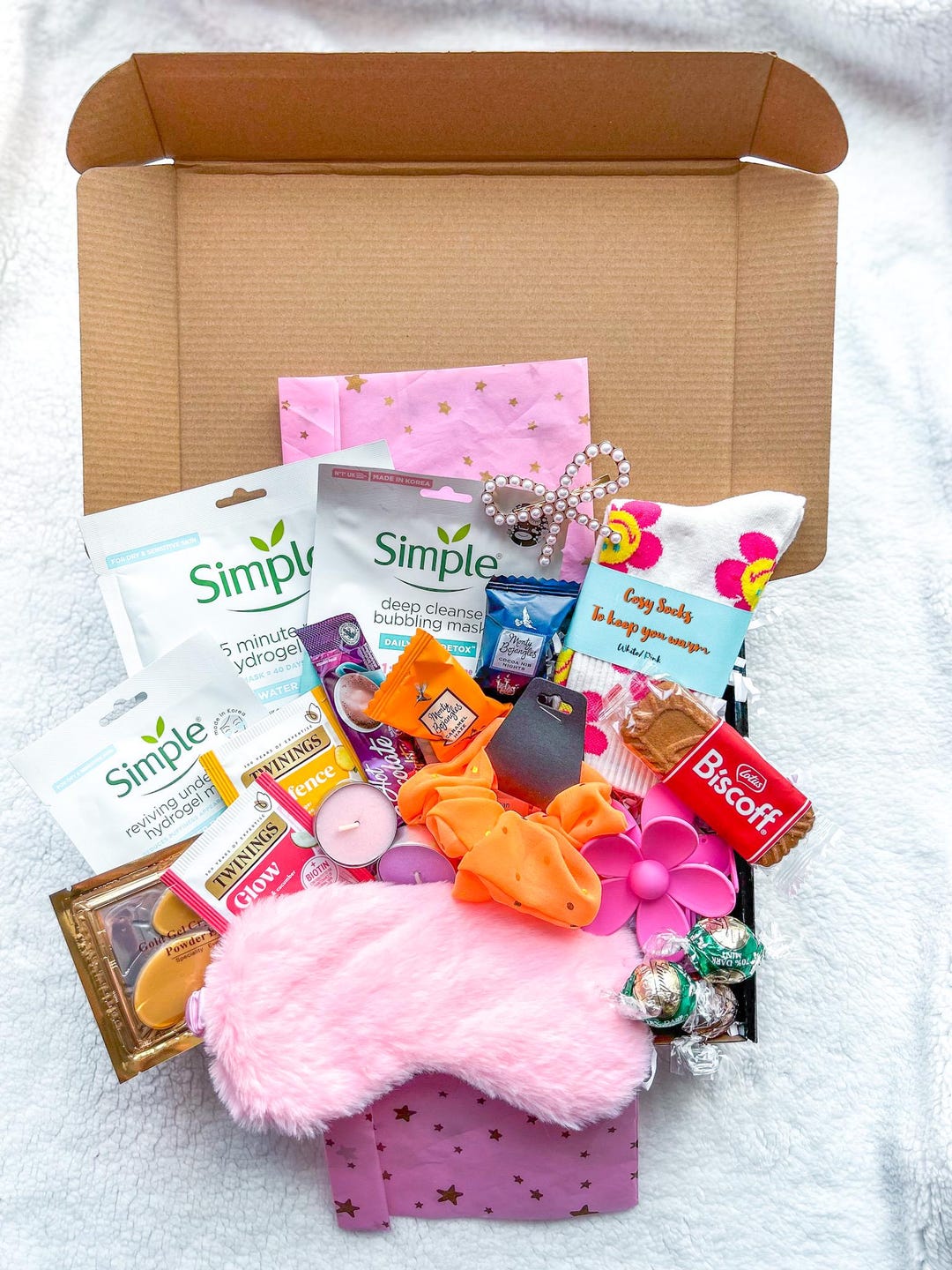 Personalized Pamper Gift Box: Cozy Self-care Treats - Etsy