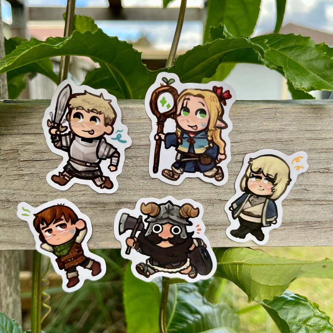 Dungeon Meshi Vinyl Stickers - Etsy