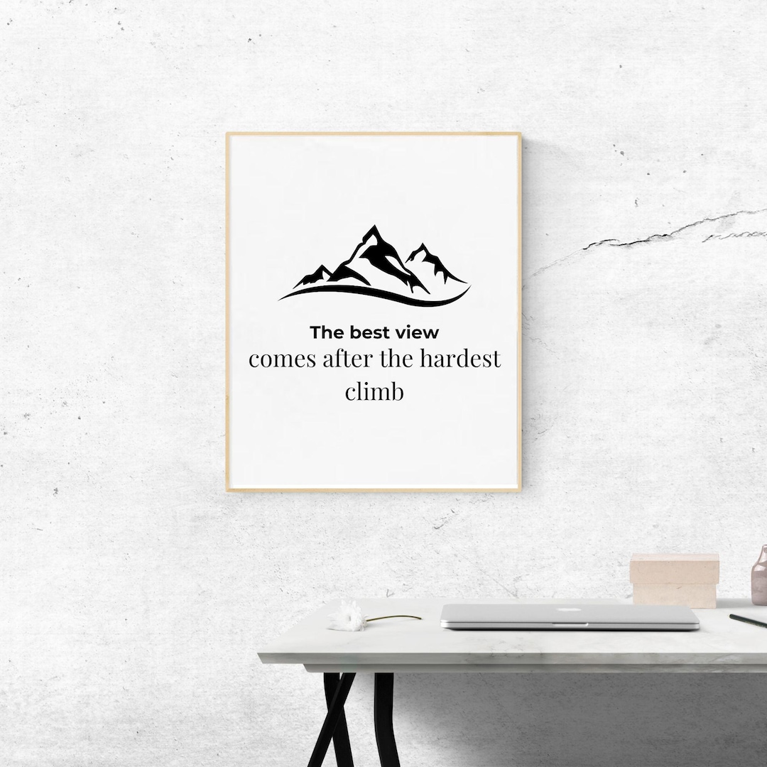 Motivational Wall Art | Growth Mindset Print | Entrepreneur Art | Work ...