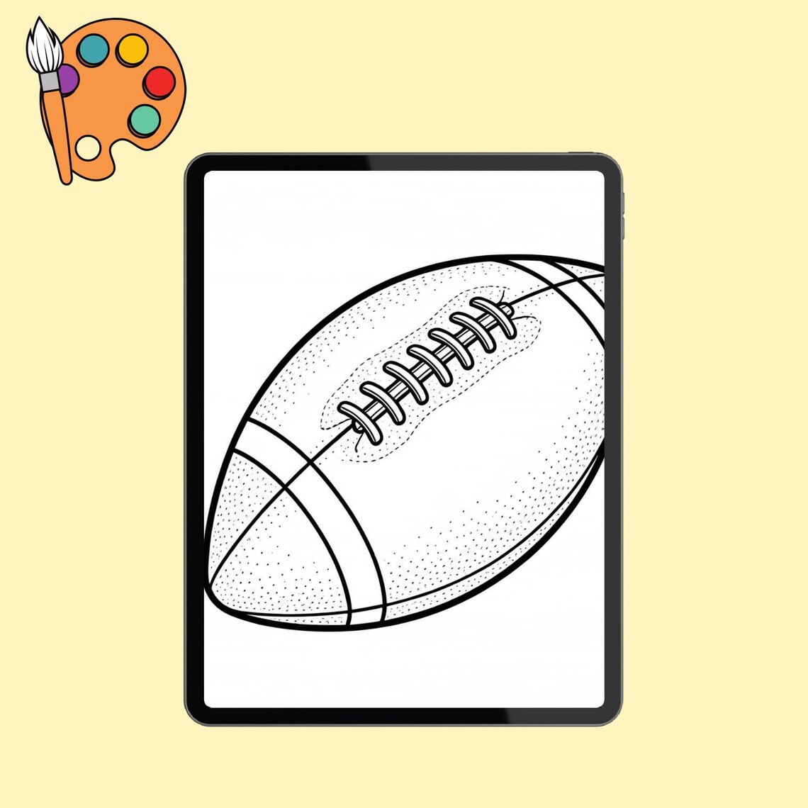 Soccer Coloring Page for Kids & Adults | Sports Printable Coloring ...