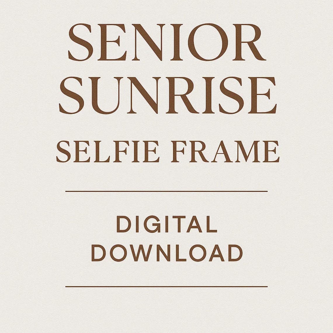 Senior Sunrise Selfie Frames | Graduation Photo Booth Props | Class of ...