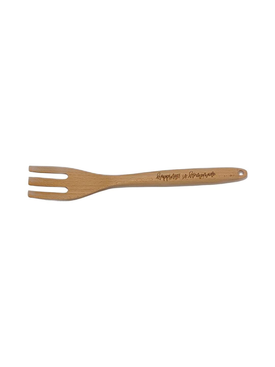 Happiness is Homemade Wooden Fork - Etsy