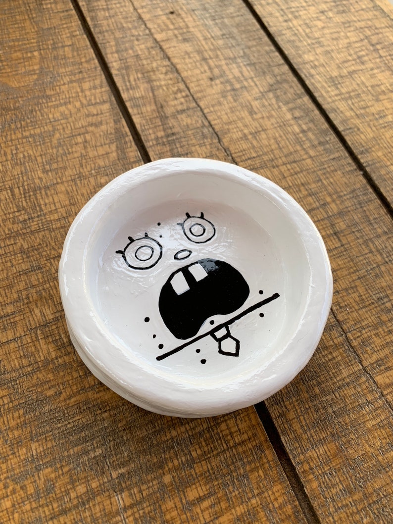 Handcrafted Doodle-bob Meme Ashtray/trinket Dish - Etsy