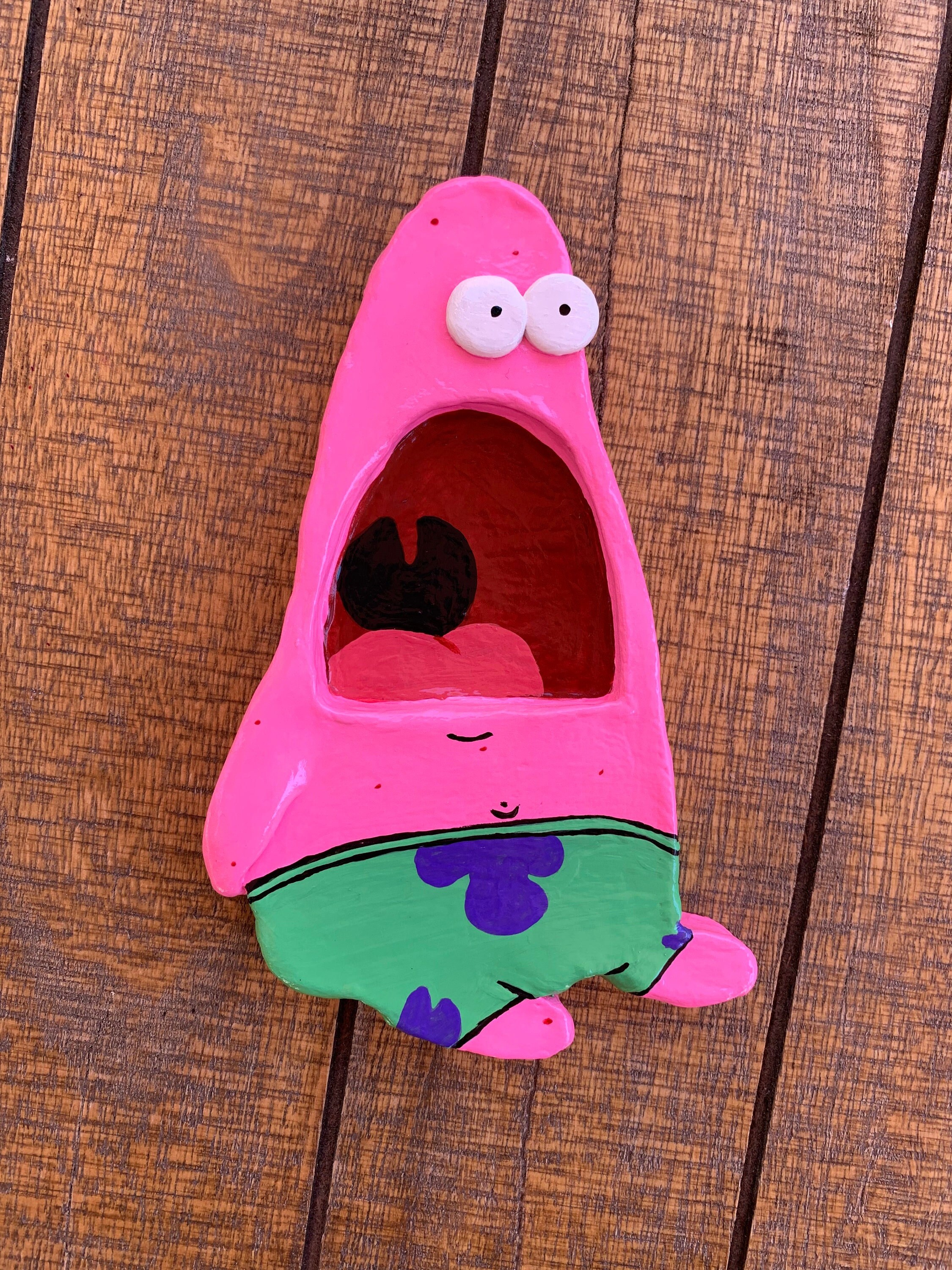Handcrafted Patrick Meme Dish - Etsy