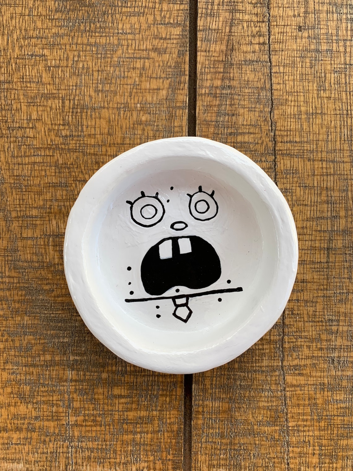 Handcrafted Doodle-bob Meme Ashtray/trinket Dish - Etsy