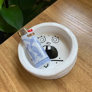 Handcrafted Doodle-bob Meme Ashtray/trinket Dish - Etsy