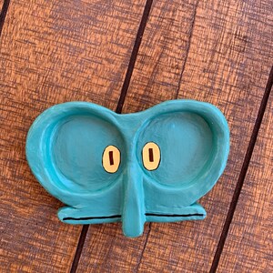 Handcrafted Squidward Dish - Etsy