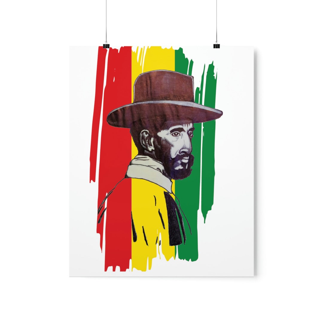 King Rastafari Lion of Judah Ethiopian Emperor Haile Selassie African ...