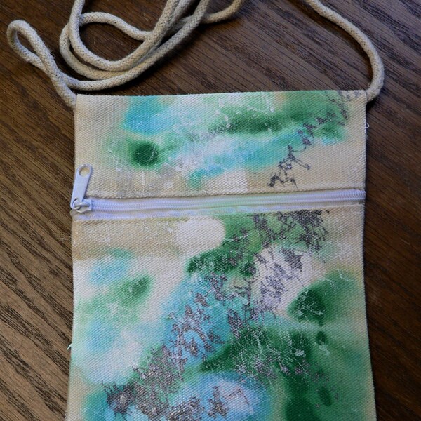 Painted Canvas Bag - Etsy