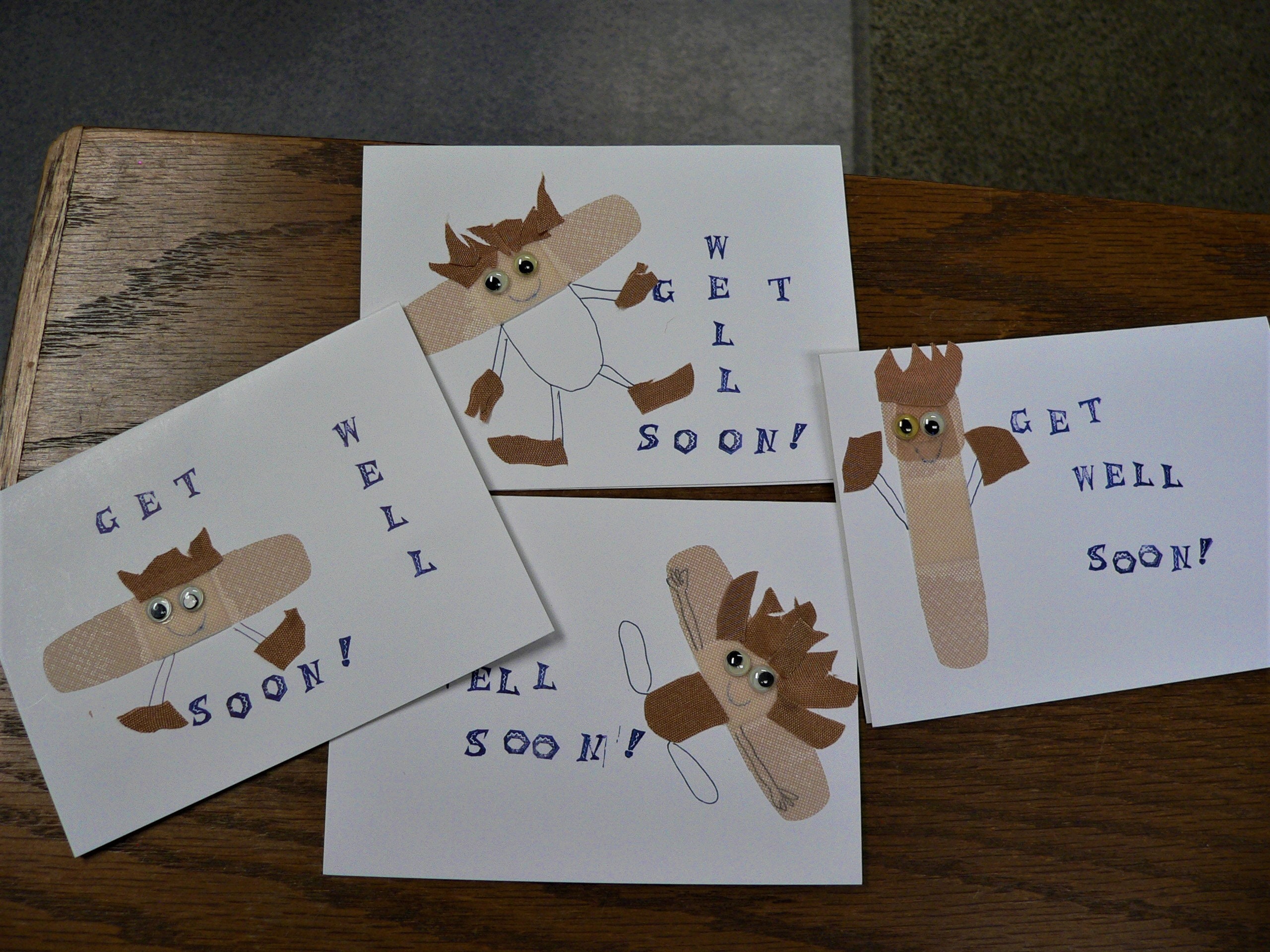 Original Get Well Soon Cards Set/4 Humorous Get Well Card - Etsy