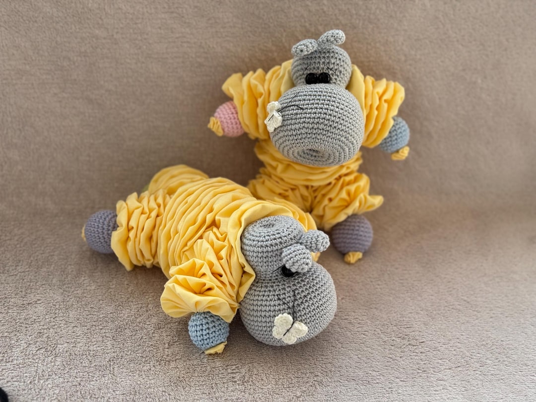 Bubblyshippo Hippopotamus Pattern Amigurumi Hippo Crochet Hippopotamus ...