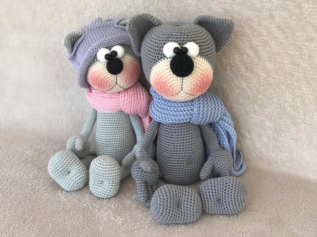 Crochet Pattern Cat From ''bubblystoys'' Collection Christmas ...