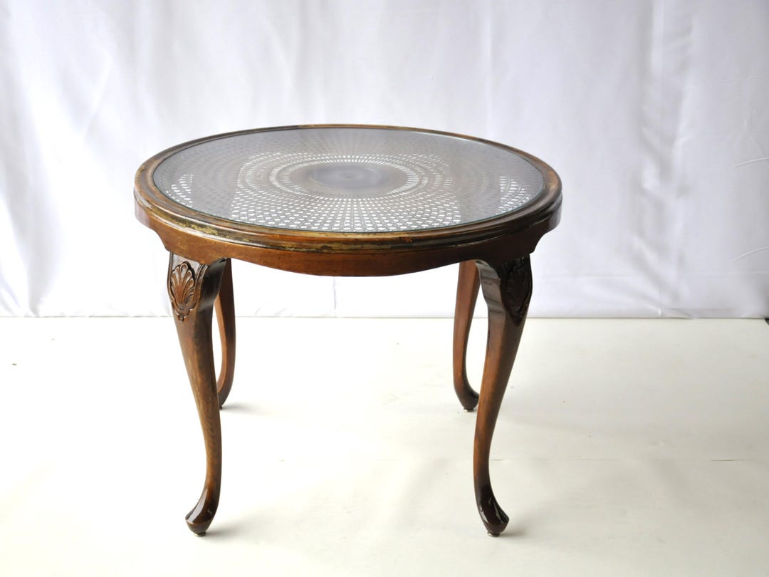 Vintage Arabic Coffee Table, Vintage Wooden Coffee Table, Small Sofa ...