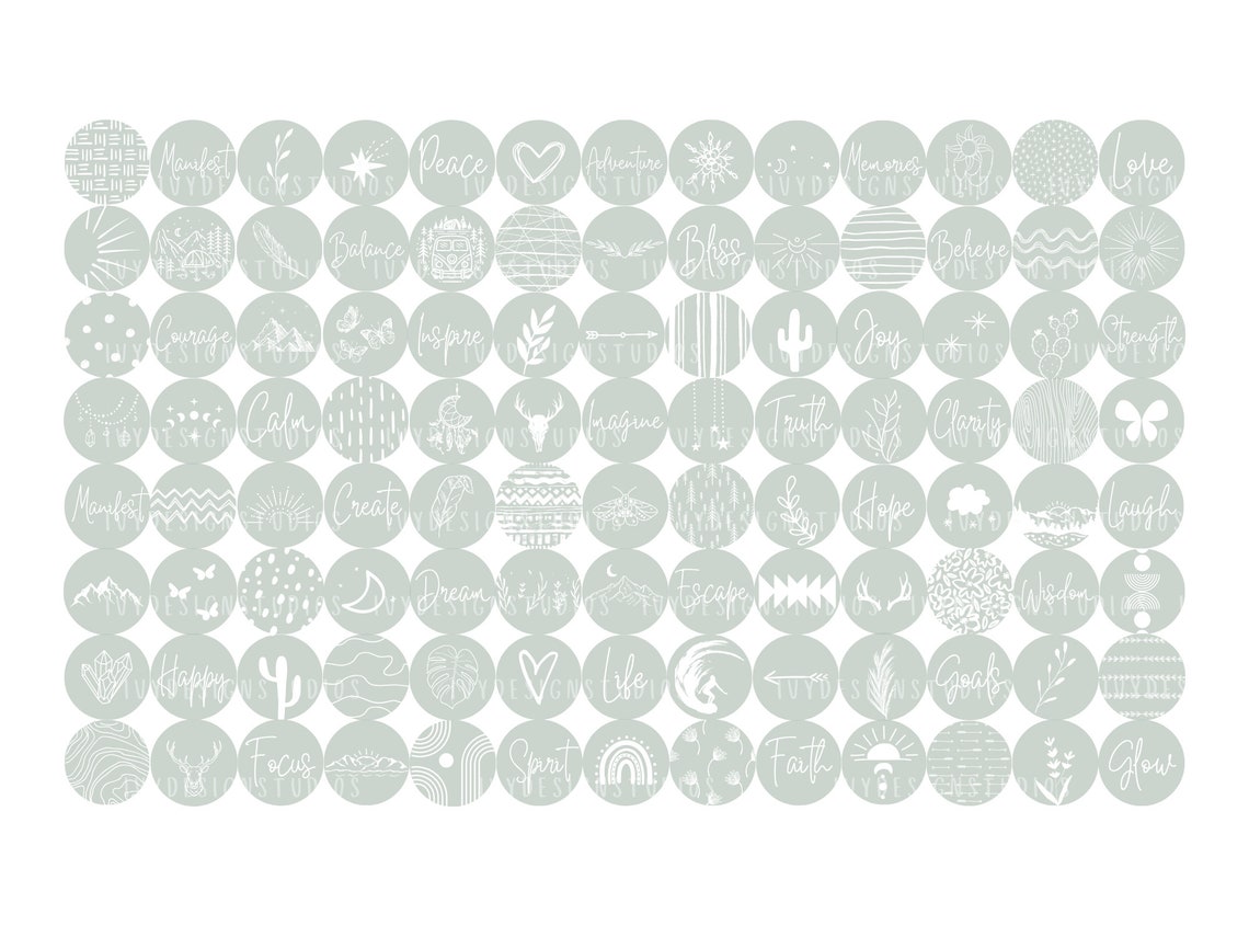 Neutral Boho Instagram Story Highlight Covers Lifestyle - Etsy