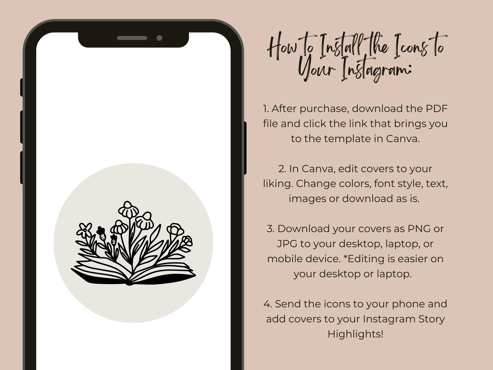 Bookstagram Instagram Story Highlight Covers, Story Cover Templates ...